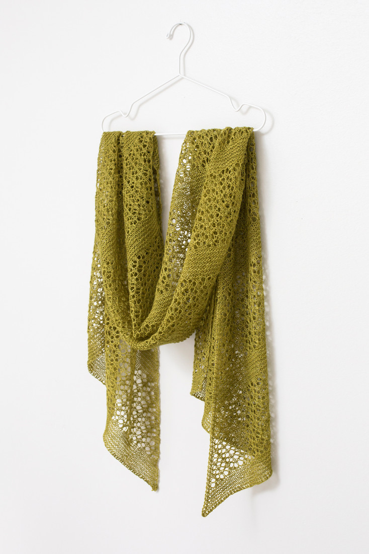 New pattern: Fern Fronds shawl » Woolenberry