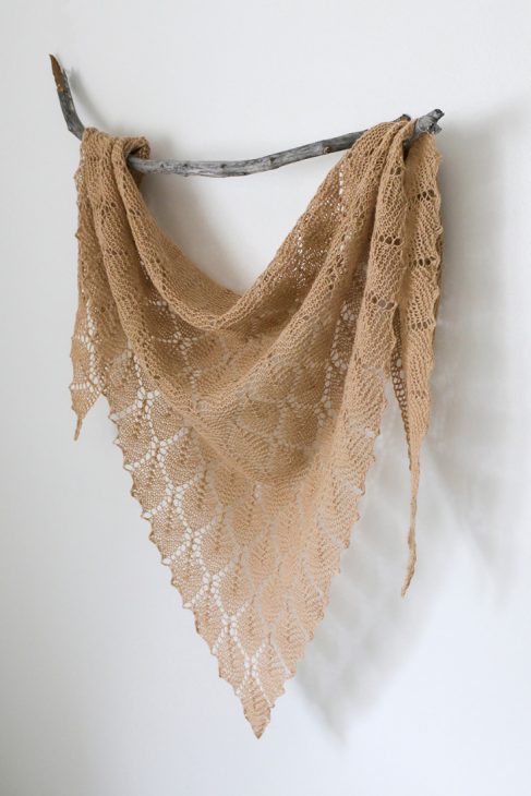 5 bottom up triangle shawls to knit